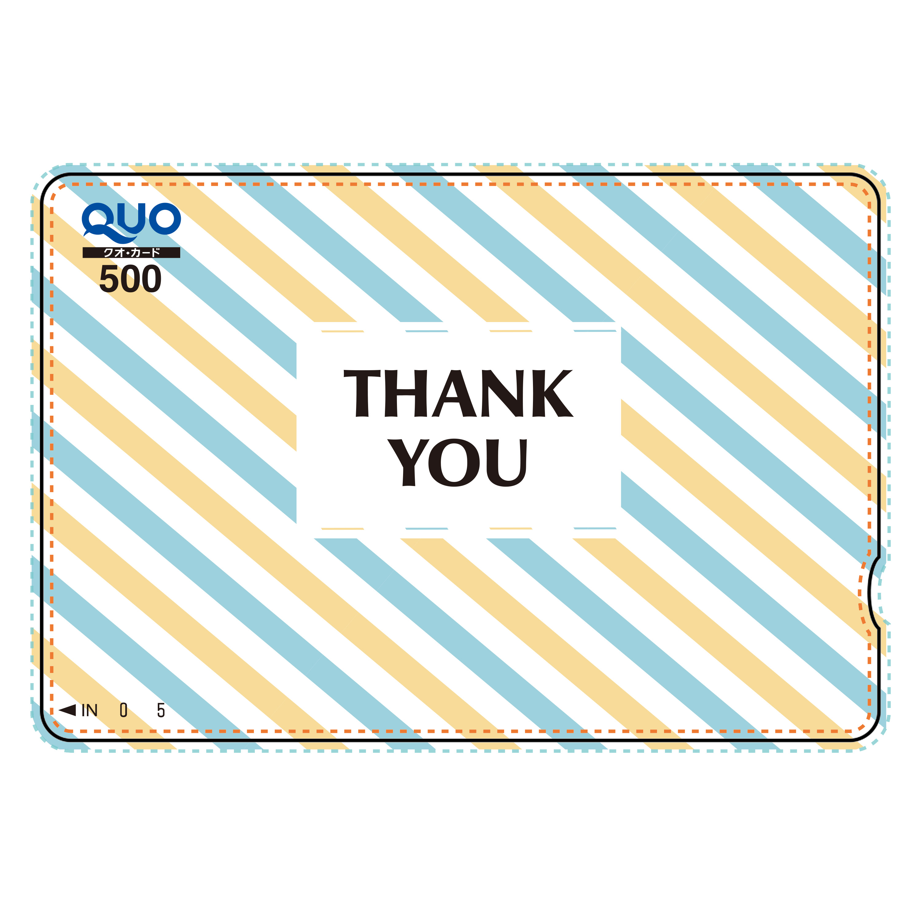 【ストライプ】QUOカード ギフトカード｜ノベルティ・オリジナルグッズ・記念品ならラクスル