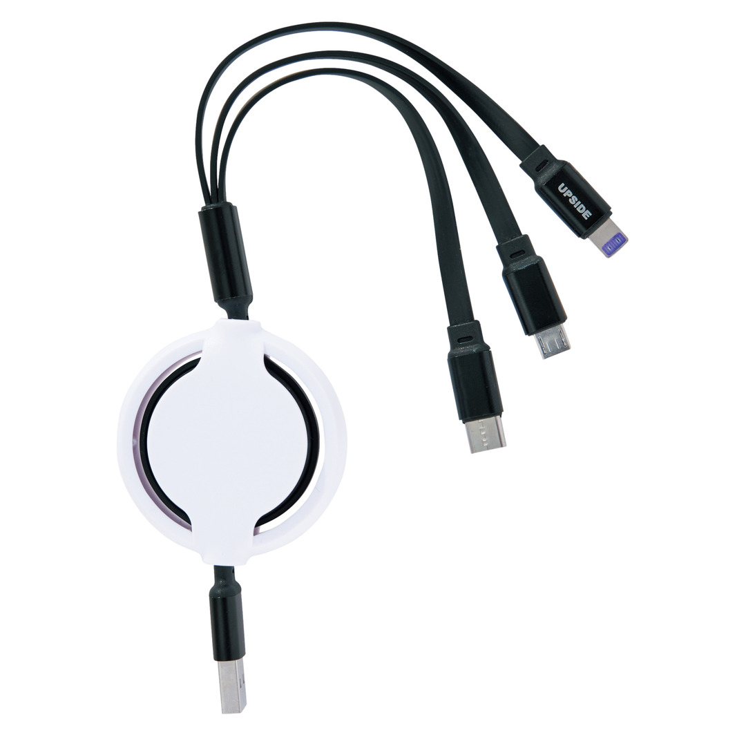 3type充電ケーブル｜ノベルティ・オリジナルグッズ・記念品ならラクスル